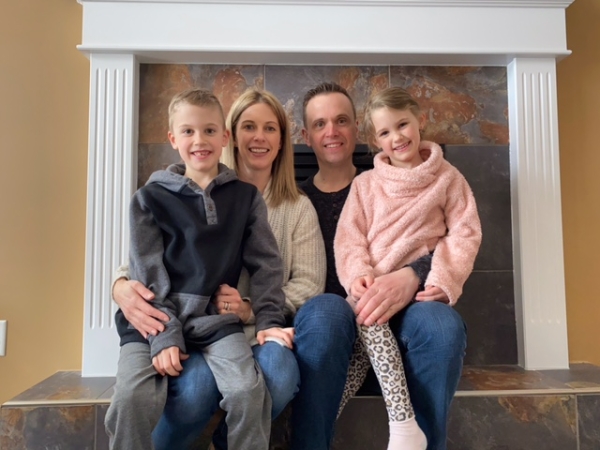 McWhinnie family photo - Children's Health Foundation